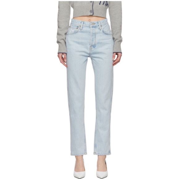 Re/Done | Jeans | Nwt Redone Redone Blue 5s Cigarette Pant Jeans Aged ...
